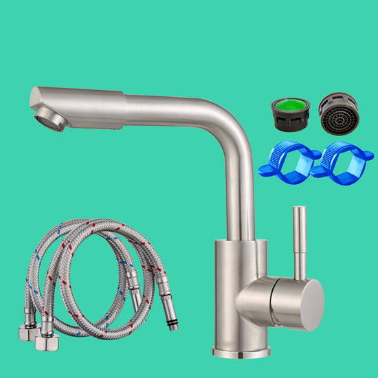 Swivel Spout Bathroom Faucet Contemporary Design Vessel Faucet with ...