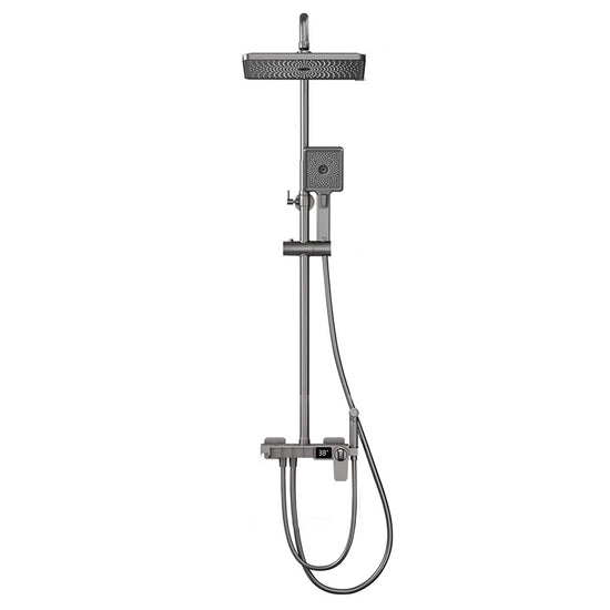 Modern Style Shower System Copper Spot Resist Wall Mounted Shower ...