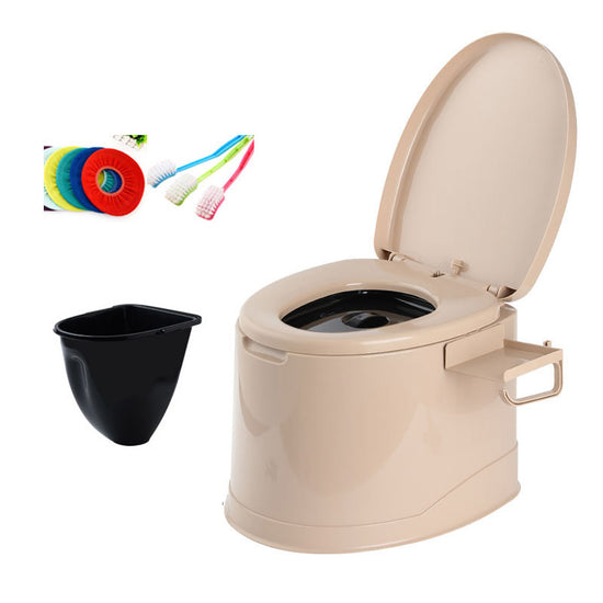 Floor Mounted All-In-One Toilet Contemporary Plastic Flush Toilet ...