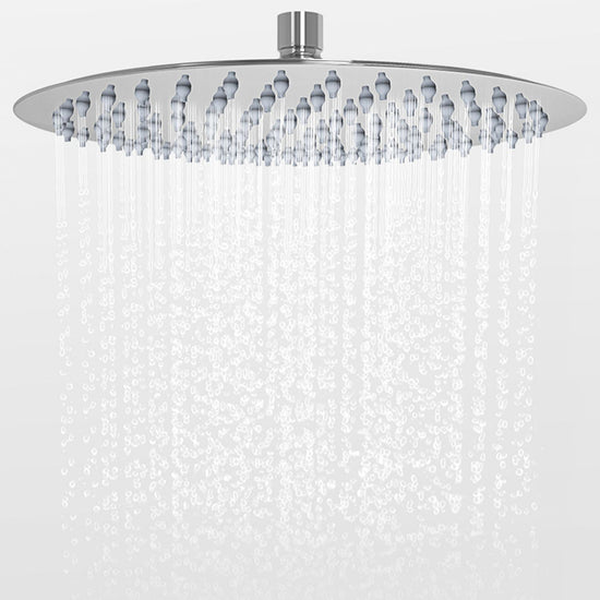 Contemporary Round Shower Stall Double Sliding Frosted Framed Shower ...