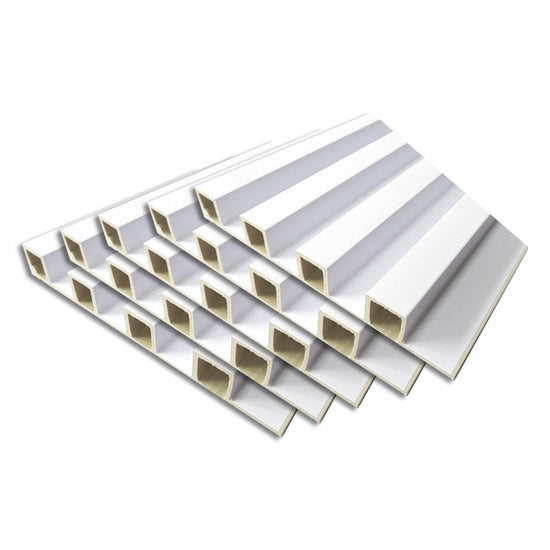 Modern Wood Paneling Smooth Wall Interior Wood Plank Set of 5 - Clearhalo