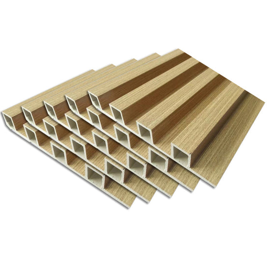 Modern Wood Paneling Smooth Wall Interior Wood Plank Set of 5 - Clearhalo