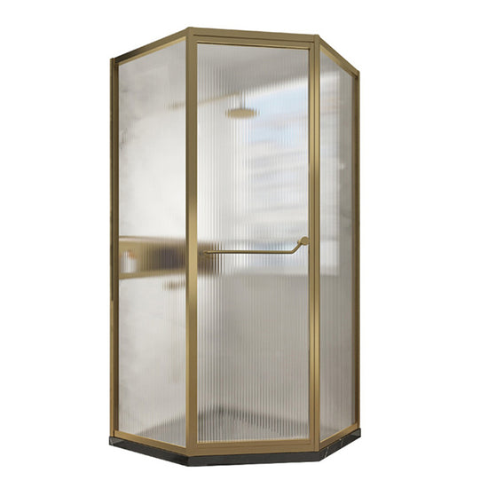 Framed Silver Shower Enclosure Clear Easy Clean Glass Shower Enclosure ...