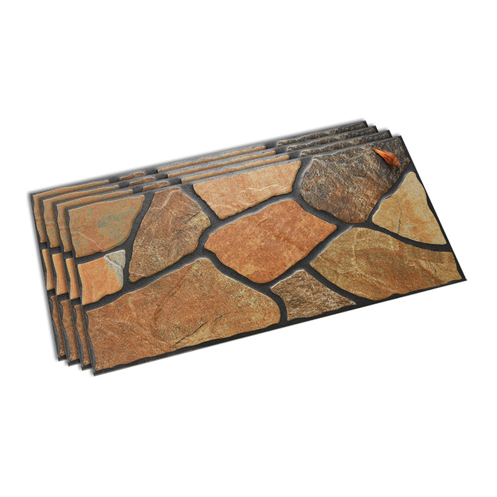 Outdoor Wall Tile Rectangle Straight Edge Stacked Stone Wall Tile ...