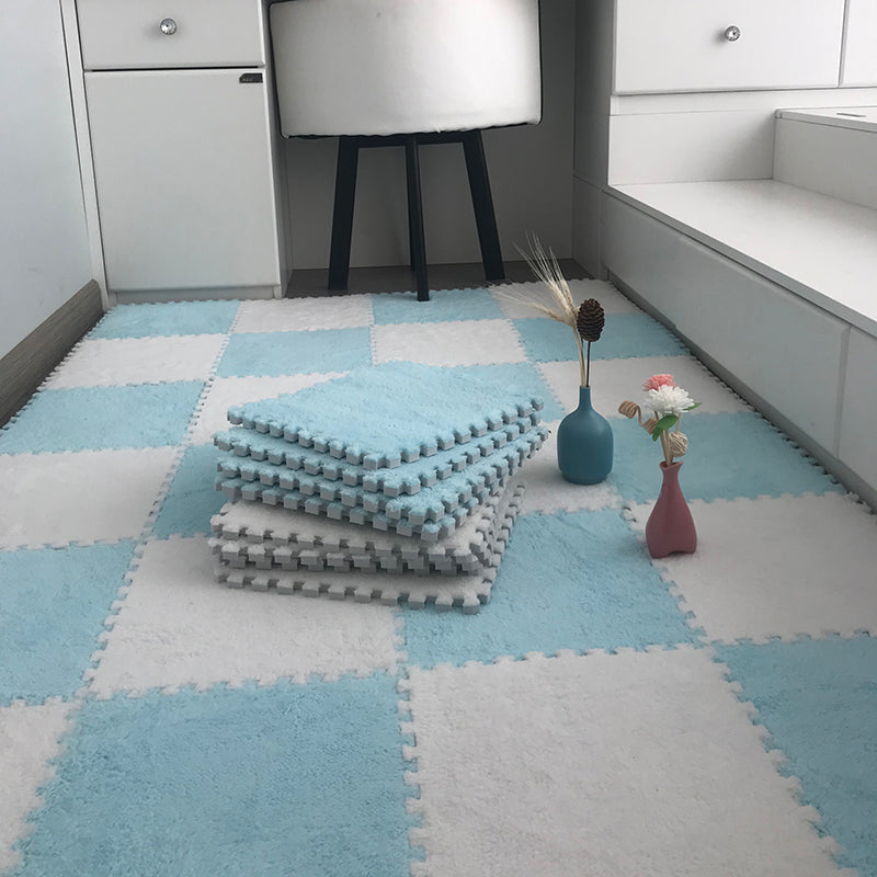Interlocking Carpet Tiles Color Block Interlocking Carpet Floor Tile ...