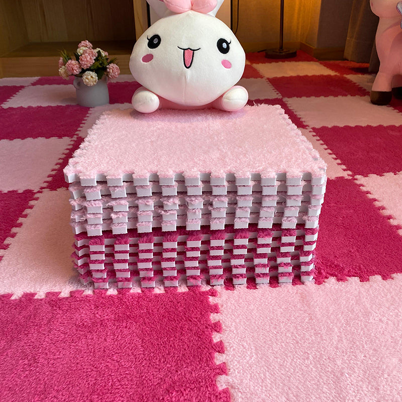 Interlocking Carpet Tiles Color Block Interlocking Carpet Floor Tile ...