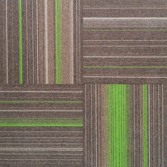 Office Level Loop Carpet Tile Multi-Color Fade Resistant Loose Lay ...