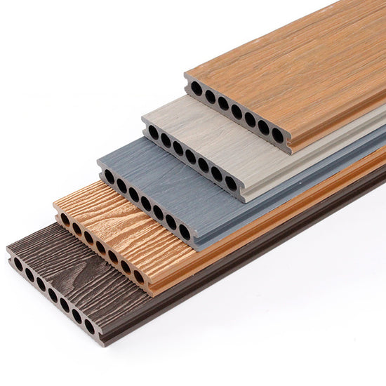 Rectangle Nailed Deck Plank Outdoor Patio Composite Flooring Plank ...
