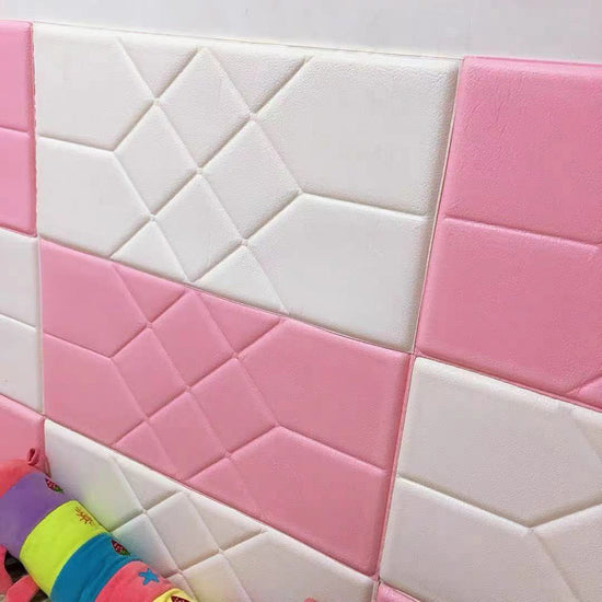 3D Embossed Foam Wall Paneling Living Room Waterproof Wall Paneling ...