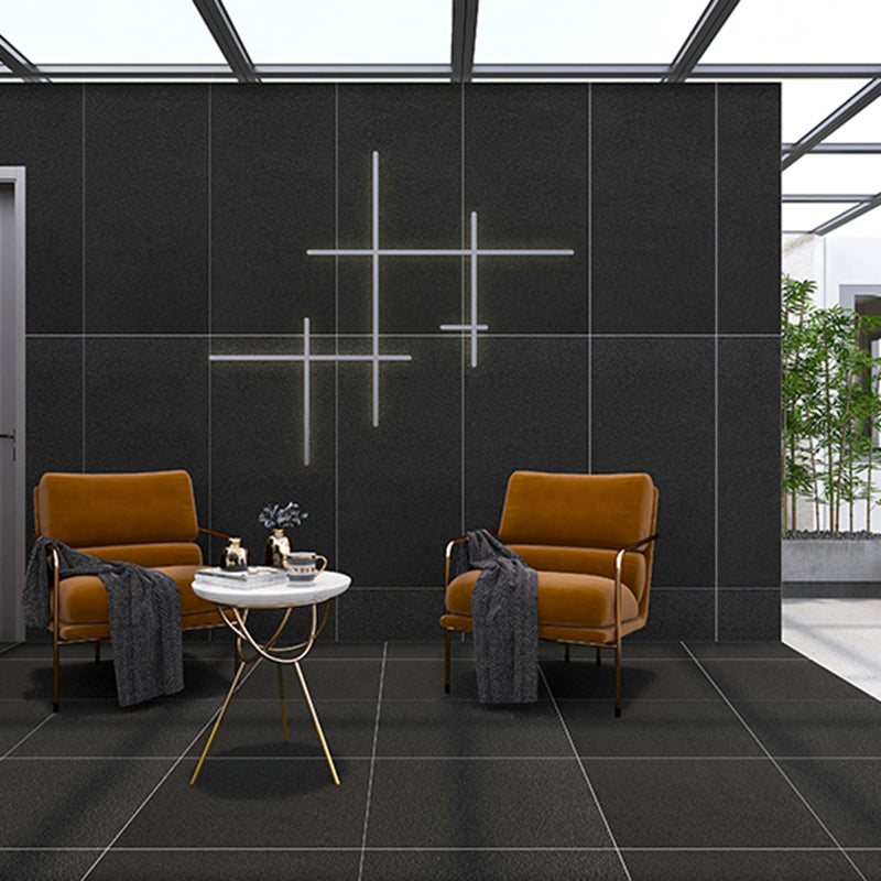 Indoor Wall Tile Grid Pattern Rectangle Straight Edge Living Room Wall ...