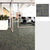 Gray Tone Level Loop Carpet Tile Geometric Self Adhesive Indoor Office ...