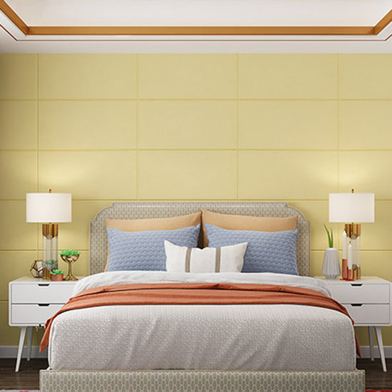 Colorful 3D Embossed Wall Panel Waterproof Faux Stone Wall Tile - Clearhalo