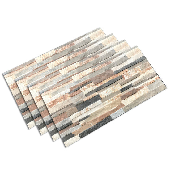 Outdoor Wall Floor Tile Ceramic Straight Edge Stacked Stone Brick Look ...