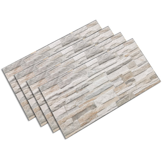 Outdoor Wall Floor Tile Ceramic Straight Edge Stacked Stone Brick Look ...