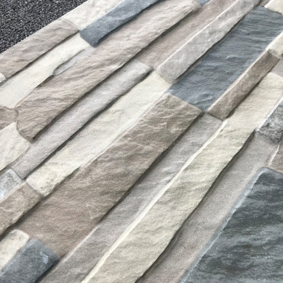 Outdoor Wall Floor Tile Ceramic Straight Edge Stacked Stone Brick Look ...