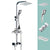 Silver Shower Set Pressurized Shower Head Thermostatic Bathroom Shower ...