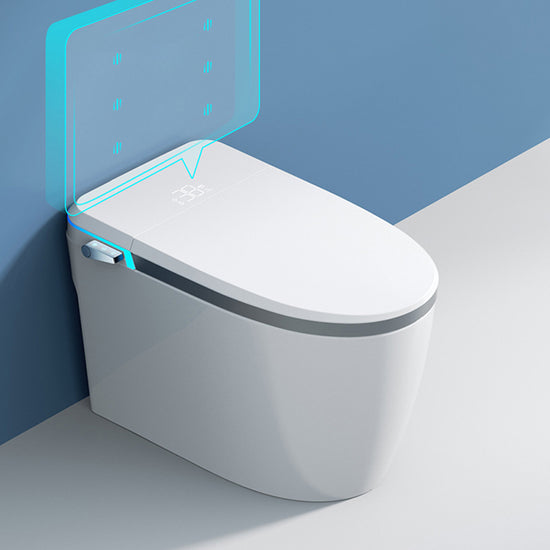 Contemporary Siphon Jet Toilet Bowl All-In-One Toilet with Vitreous ...