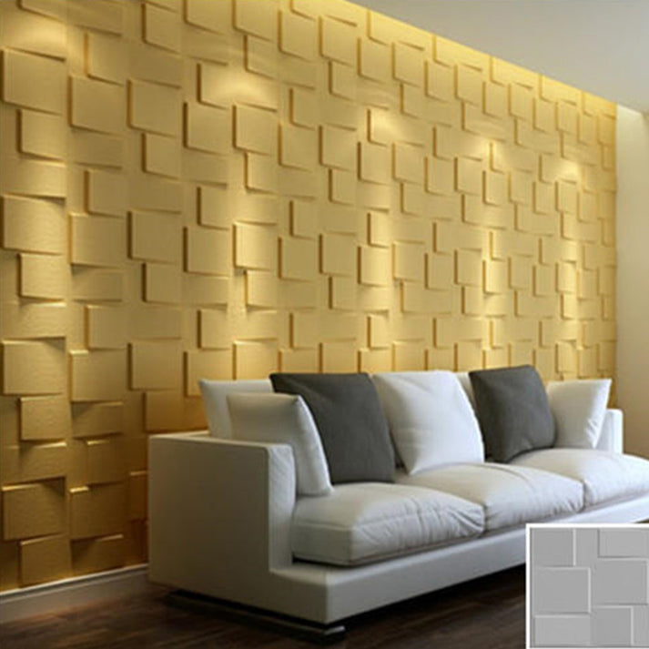 Modern Square Wall Paneling Peel and Stick Geometric Pattern Wall ...