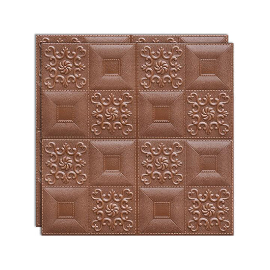Modern Wall Paneling Peel and Stick Texture Effect Design Square Wall ...