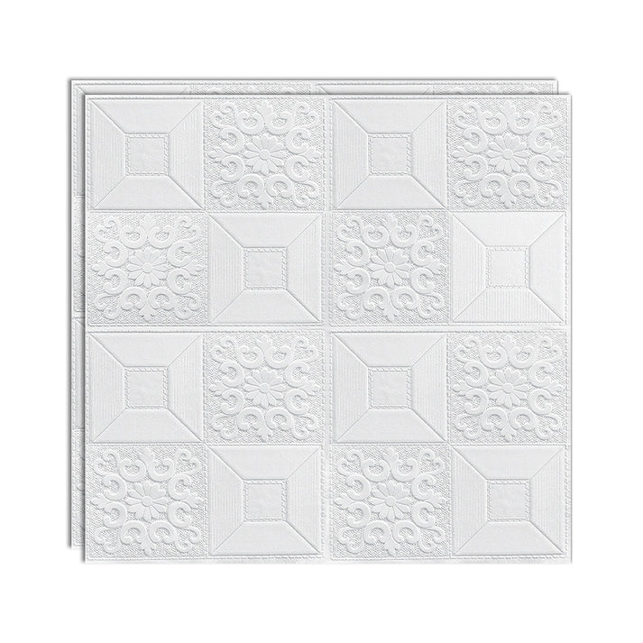 Modern Wall Paneling Peel and Stick Texture Effect Design Square Wall ...