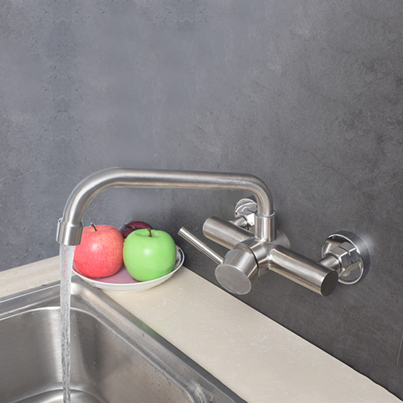 Modern Faucet 1-Handle 2-Hole Single Level Low Profile Pot Filler ...
