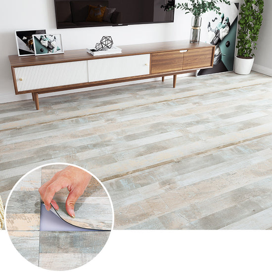 Modern PVC Flooring Peel and Stick Wood Look Embossed Vinyl Floor ...