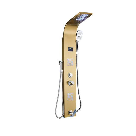 Shower Shower Set Digital Display Temperature Control Shower Wall ...