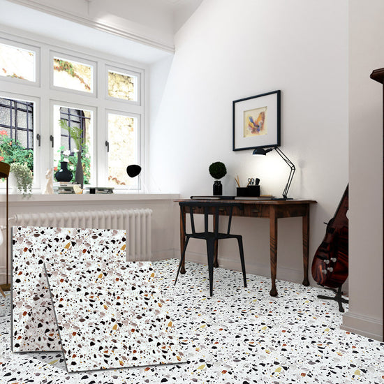 Peel and Stick PVC Flooring Matte Vinyl Flooring with Diamond Look ...