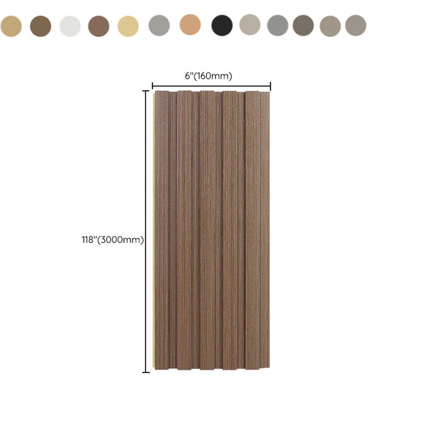 Modern Wood Paneling Smooth Wall Interior Wood Plank Set of 10 - Clearhalo