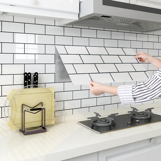Classical Kitchen Backsplash Tile Plaid Pattern Peel and Stick ...