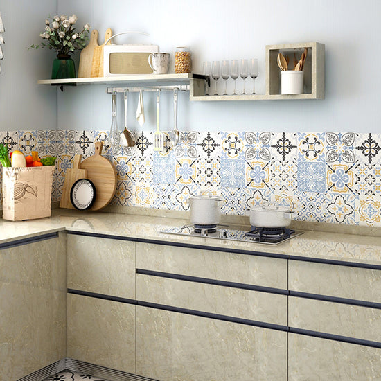 Classical Kitchen Backsplash Tile Plaid Pattern Peel and Stick ...