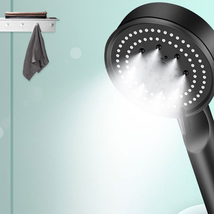Contemporary Shower Head Combo Handheld Shower Head Plastic Wall-Mount ...