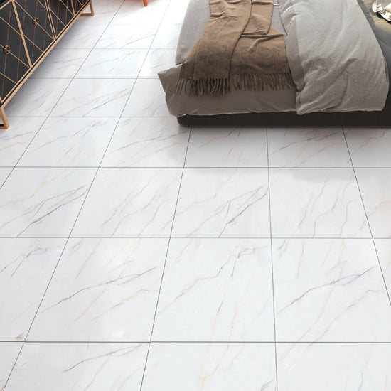 Peel and Stick Vinyl Flooring Marble Look Vinyl Flooring with ...