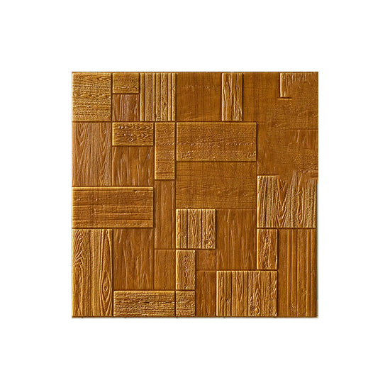 Modern Tin Backsplash Paneling Smooth Wall Ceiling Wood Board Set of 1 ...