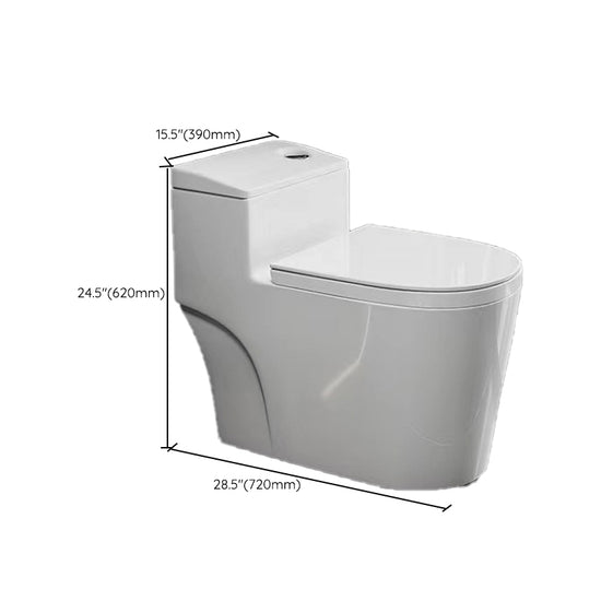 Modern 1-Piece Flush Toilet Floor Mount Urine Toilet for Bathroom ...