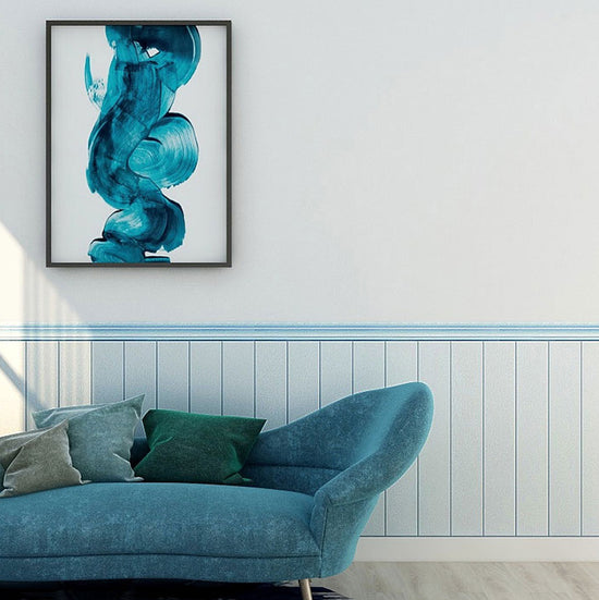 Plastic Wainscoting Peel and Stick Wainscoting with Waterproof - Clearhalo