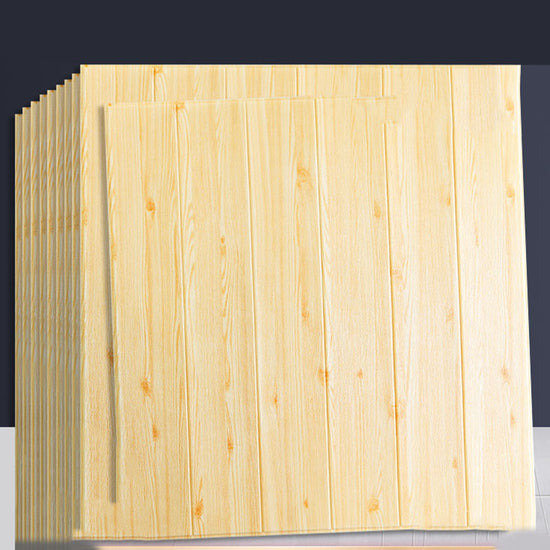 Modern Wall Paneling Peel and Stick Wood Effect Design Rectangle Wall ...
