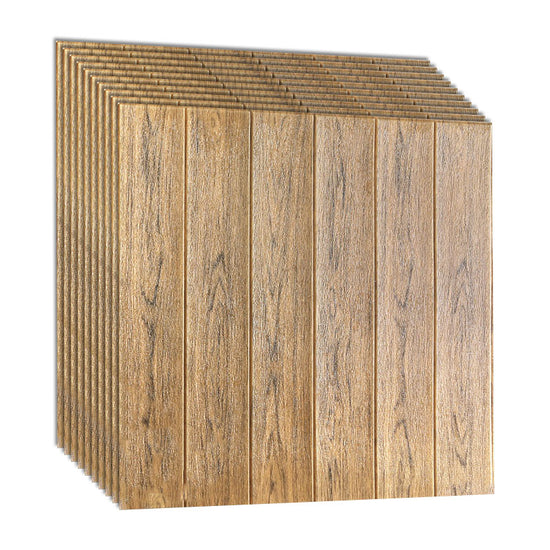 Modern Wall Paneling Peel and Stick Wood Effect Design Rectangle Wall ...