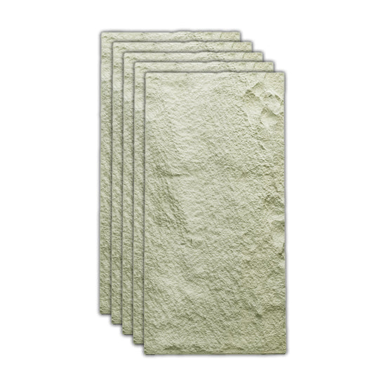 Rectangular Ceramic Textured Straight Edge Singular Tile Stacked Stone ...