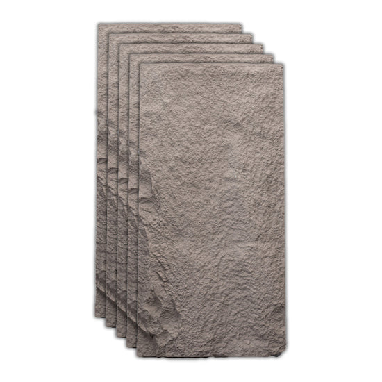 Rectangular Ceramic Textured Straight Edge Singular Tile Stacked Stone ...