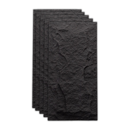 Rectangular Ceramic Textured Straight Edge Singular Tile Stacked Stone ...