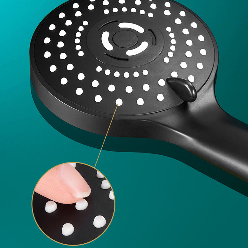 Plastic Hand Shower Adjustable Spray Pattern Hand Shower with Round ...