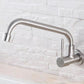 Modern Stainless Steel One Handle Pot Filler Low Profile Filler - Clearhalo