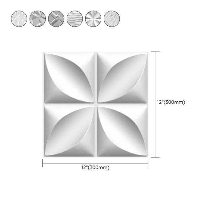 Modern Square Wall Paneling Peel and Stick Texture Pattern Wall ...