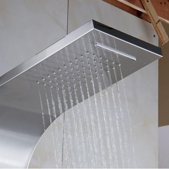 Adjustable Spray Pattern Shower System with Hand Shower Wall Mounted ...