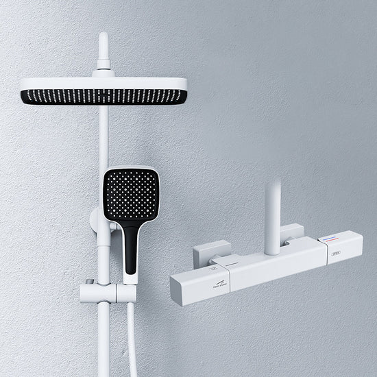 Temperature Control Shower System Adjustable Spray Pattern with ...