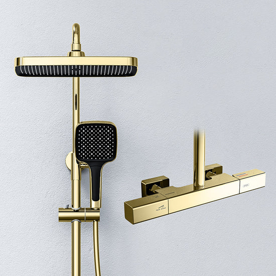 Temperature Control Shower System Adjustable Spray Pattern with ...