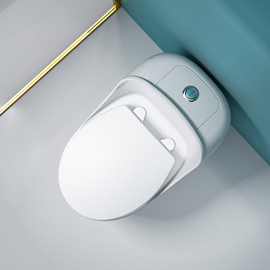 Modern Ceramic Flush Toilet Floor Mounted Urine Toilet with Slow Close ...