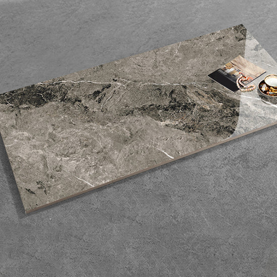 Rectangle Floor Tile Straight Edge Polished Design Floor Tile for ...