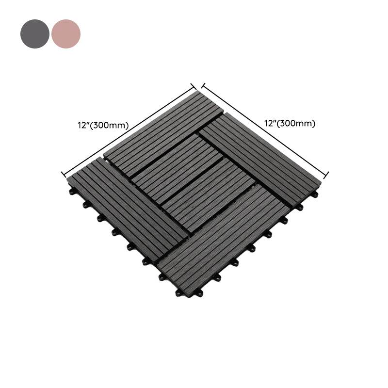 Striped Pattern Decking Tiles Interlocking Tile Kit Outdoor Patio ...